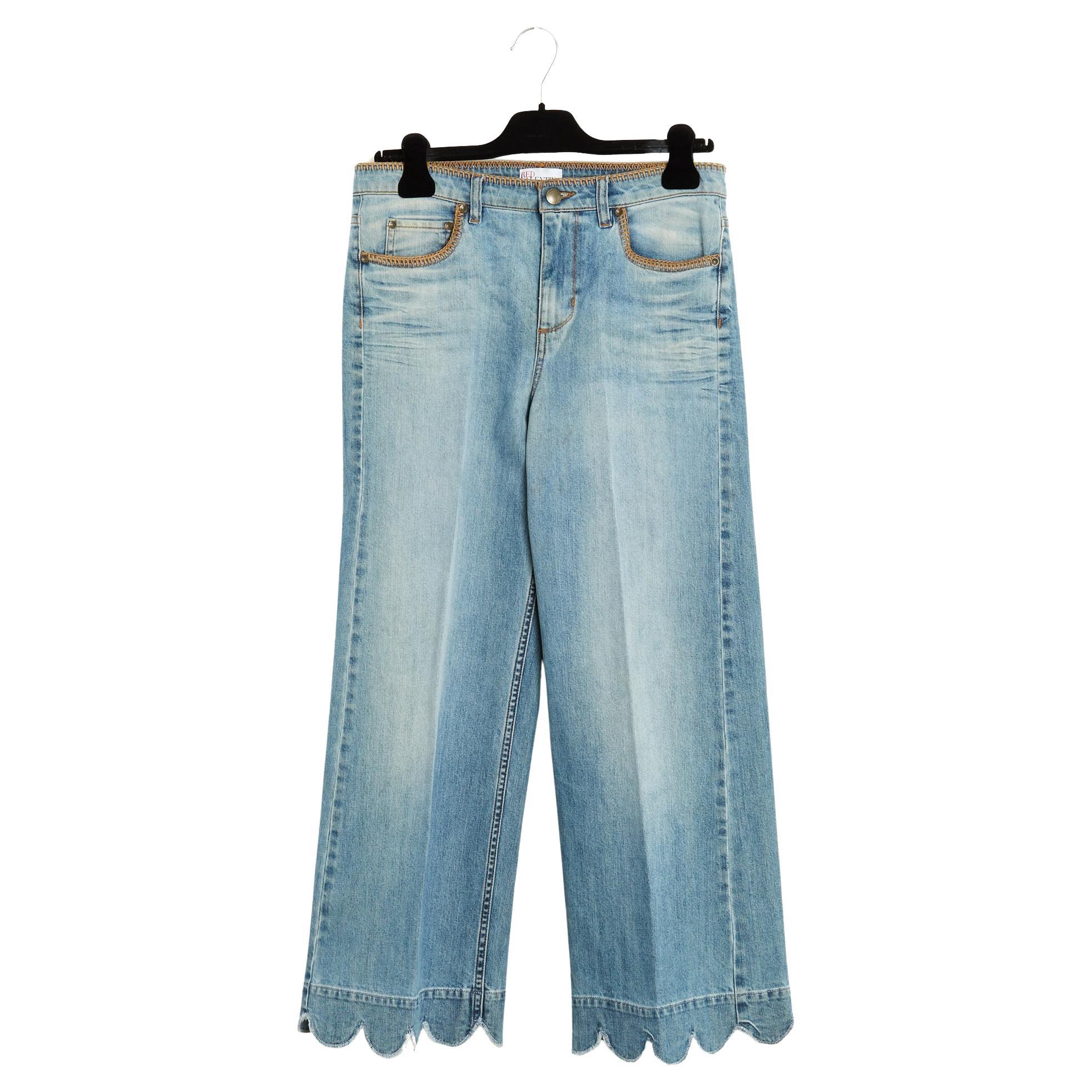 Louis Vuitton x Supreme Blue Monogram Jacquard Denim Jeans M Louis Vuitton x Supreme Blue Monogram Jacquard Denim Jeans M