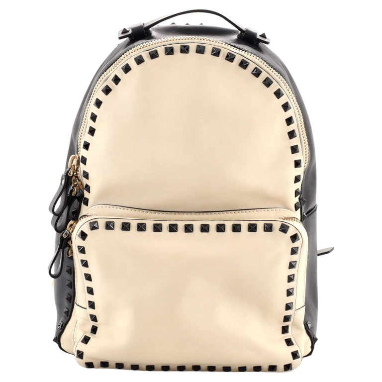 Valentino Rockstud Backpack Leather Medium For Sale at 1stDibs