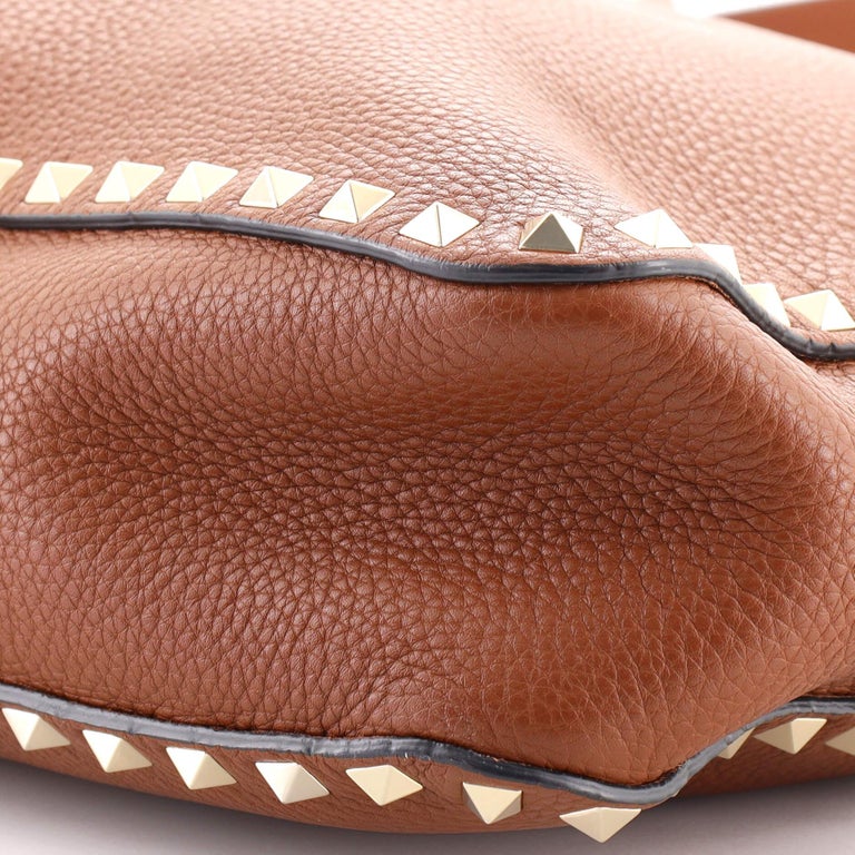 Valentino Rockstud Flip Lock Messenger Bag Leather Small For Sale at ...