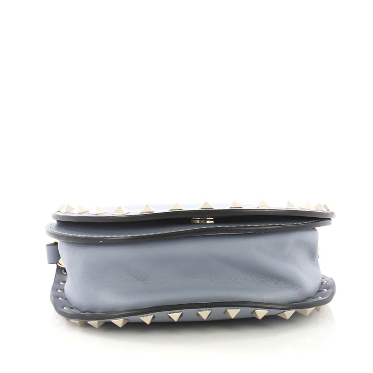 Valentino Rockstud Half Moon Crossbody Bag Leather Mini at 1stDibs ...