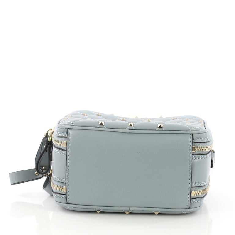 Valentino Rockstud Spike Camera Bag Quilted Leather Mini at 1stDibs ...