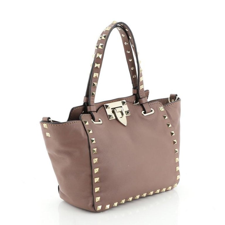 Valentino Rockstud Tote Soft Leather Mini at 1stDibs