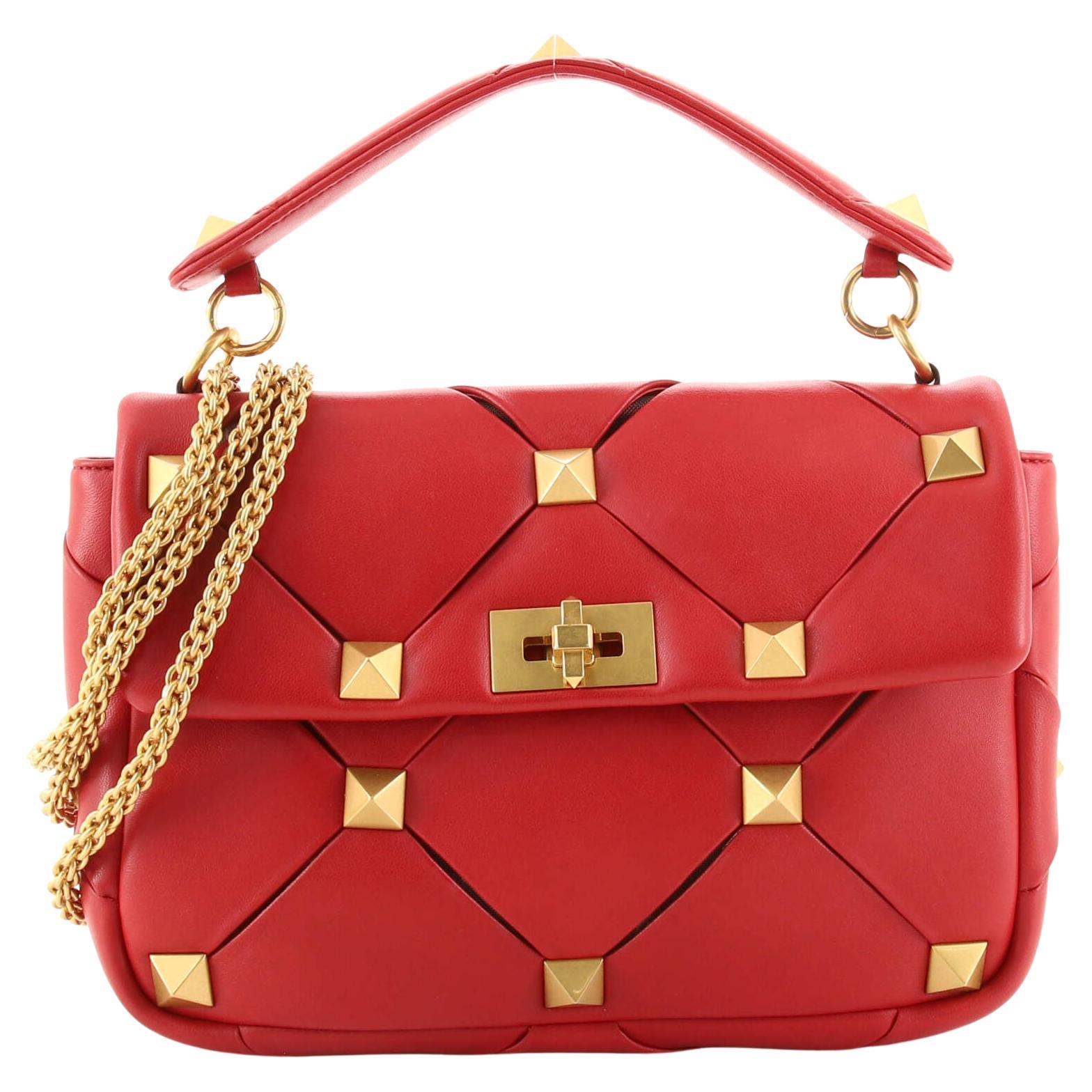 Valentino Garavani Supervee Convertible Satchel Leather Small For Sale ...