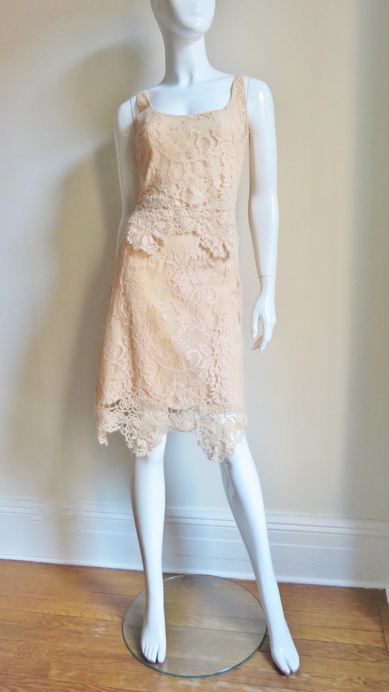 Valentino Silk Lace Skirt and Top For Sale at 1stDibs | valentino lace ...