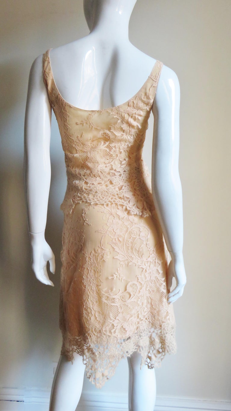 Valentino Silk Lace Skirt and Top For Sale at 1stDibs | valentino lace ...