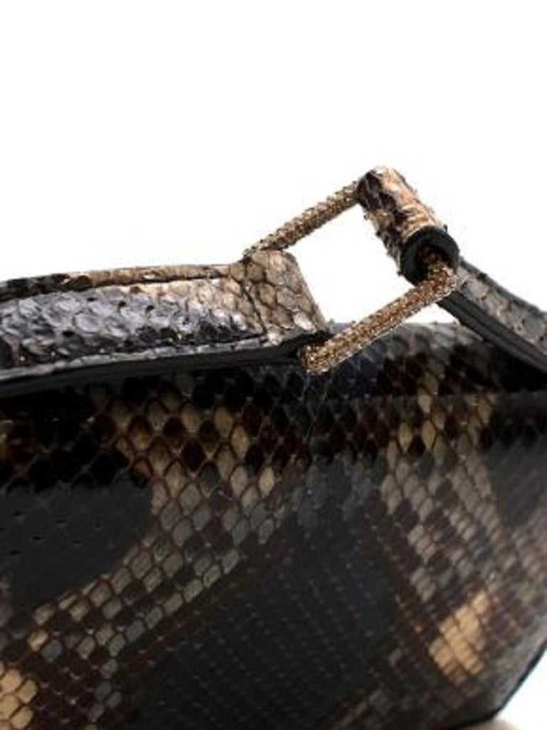 Valentino Snakeskin Box Bag For Sale at 1stDibs
