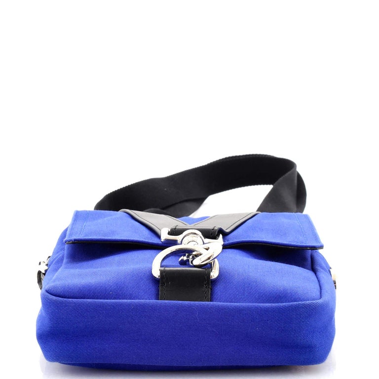 Valentino V Flap Crossbody Canvas Small For Sale at 1stDibs