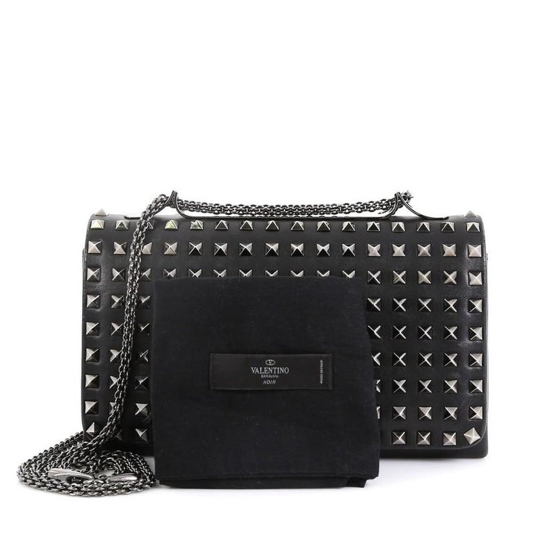 Valentino Va Va Voom Clutch Full Studded Leather Medium at 1stDibs