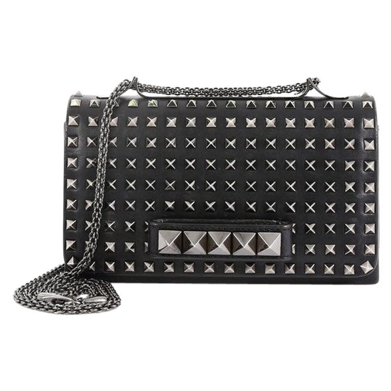 Valentino Va Va Voom Clutch Full Studded Leather Medium at 1stDibs