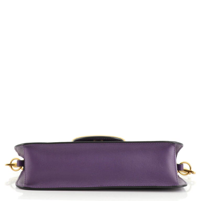 Valentino VLogo Loco Flap Shoulder Bag Leather For Sale at 1stDibs