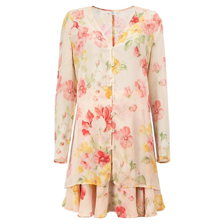 Valentino Women's Valentino Miss V Floral Print Blouse and Skirt Set ...