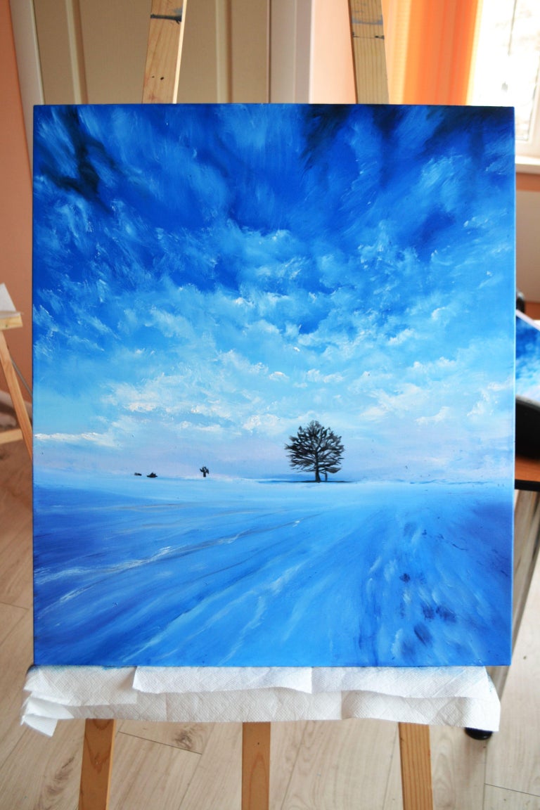 Valeria Radzievska - Breathing, Painting, Oil on Canvas For Sale at 1stDibs