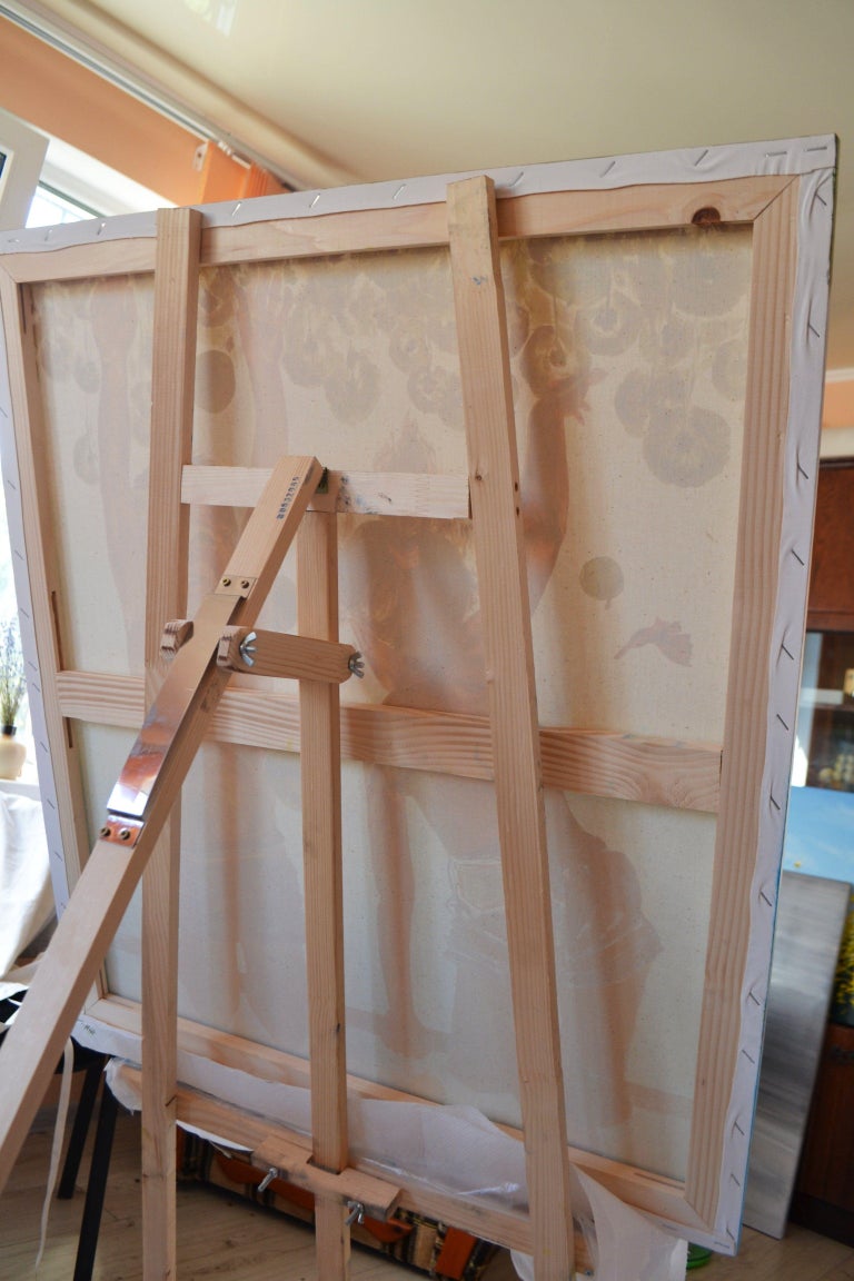 Valeria Radzievska - Dandelion Sky: Copy of Iryna Protsenko's Painting, Painting, Oil on Canvas ...