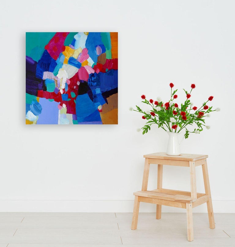 Valerie Erichsen Thomson - Greta Comes To America, Painting, Acrylic on ...