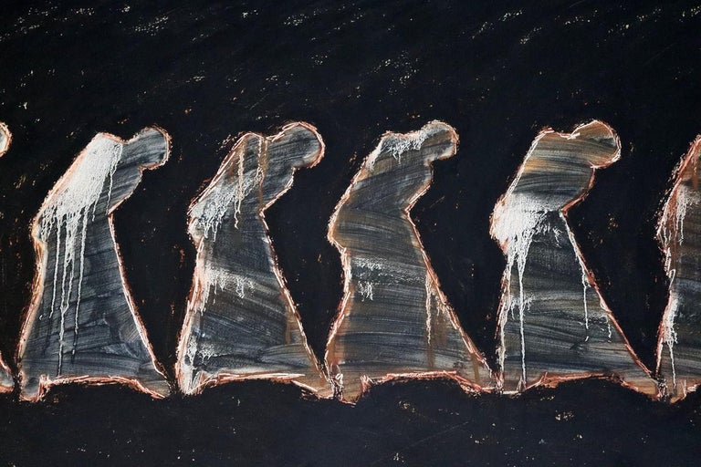 Valerie Parks Dance Series Sweep 1993 Oil on Paper at 1stDibs