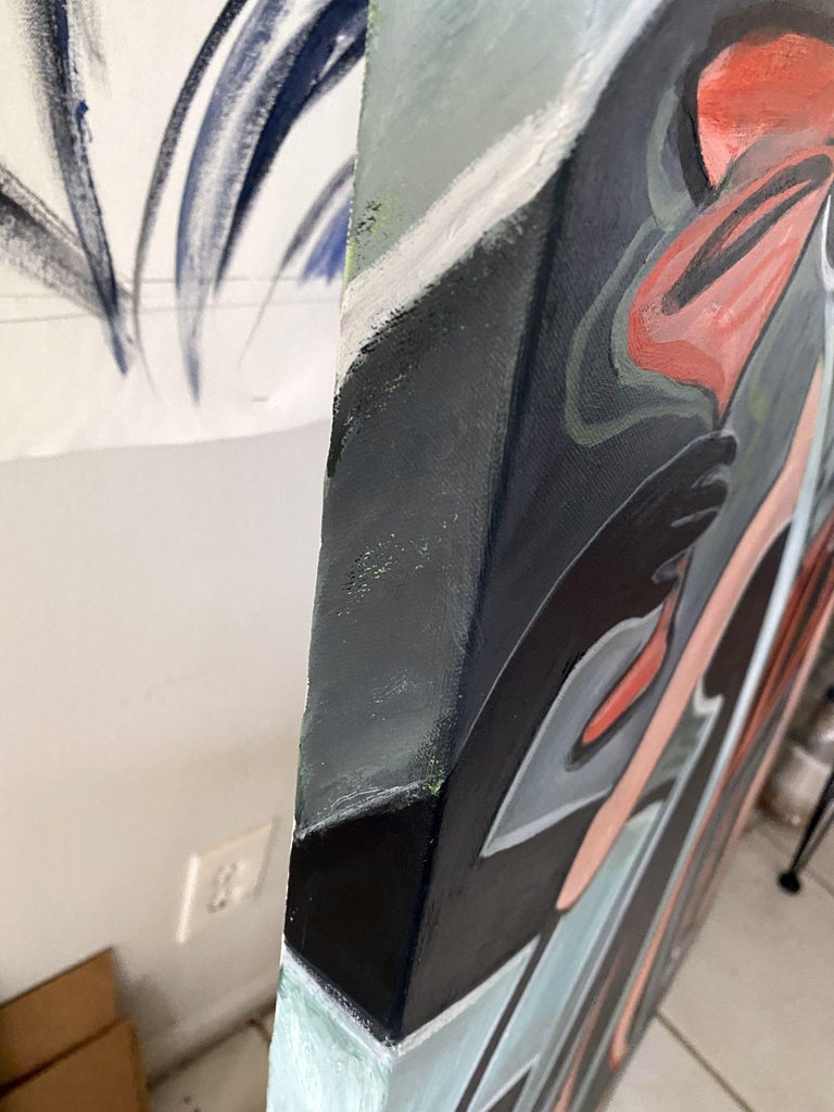 Valerie Vescovi - Bois le Rose, Painting, Oil on Canvas For Sale at 1stDibs