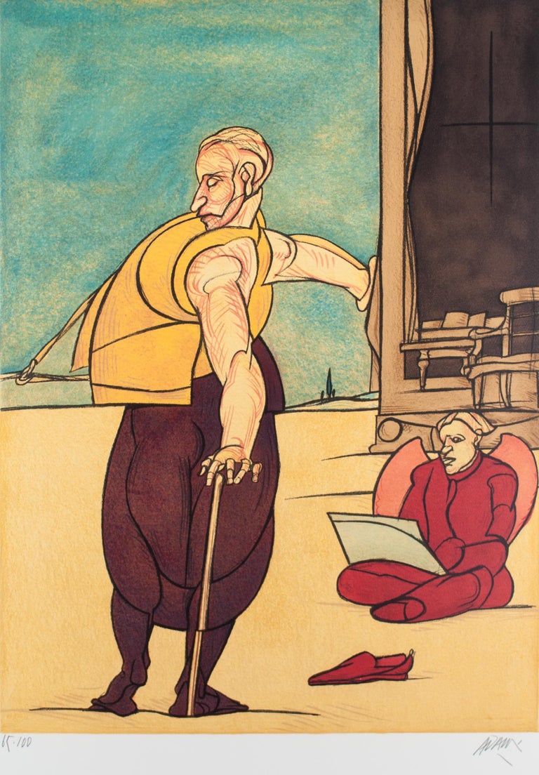 Valerio Adami - Angélus For Sale at 1stDibs