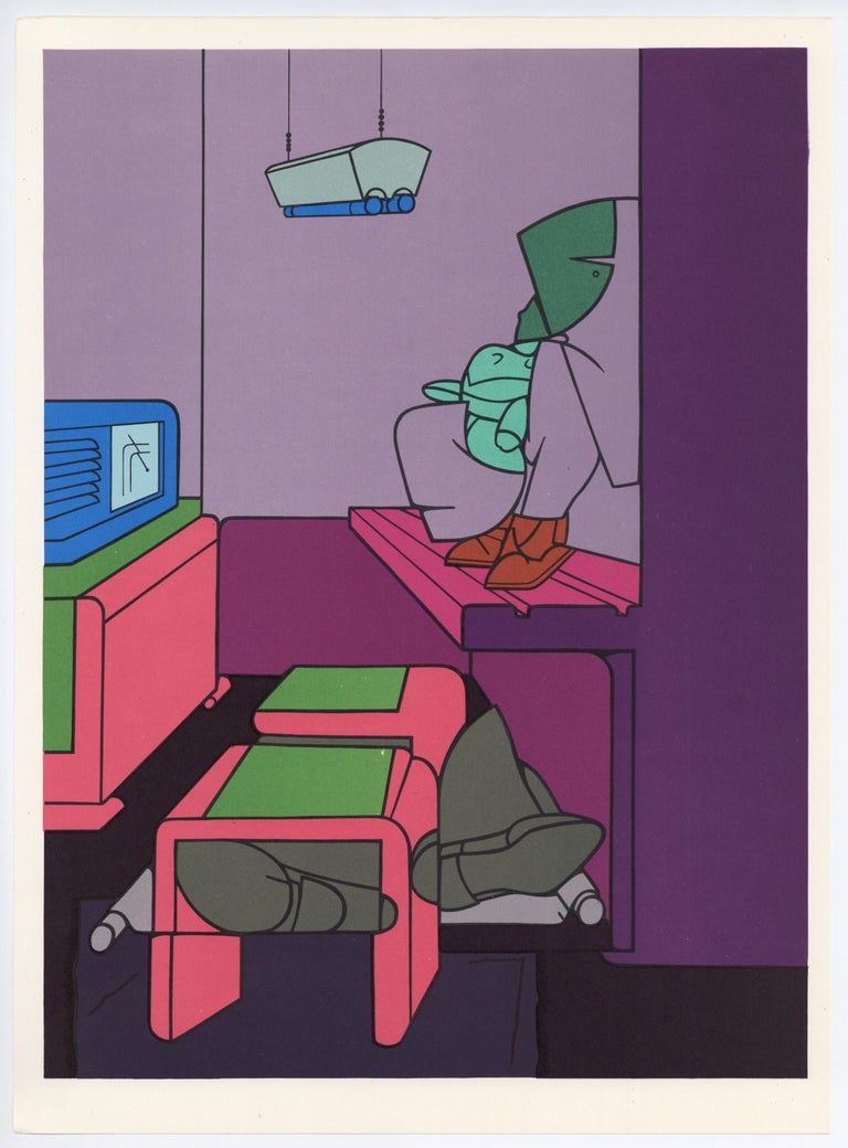 Valerio Adami - original lithograph For Sale at 1stDibs