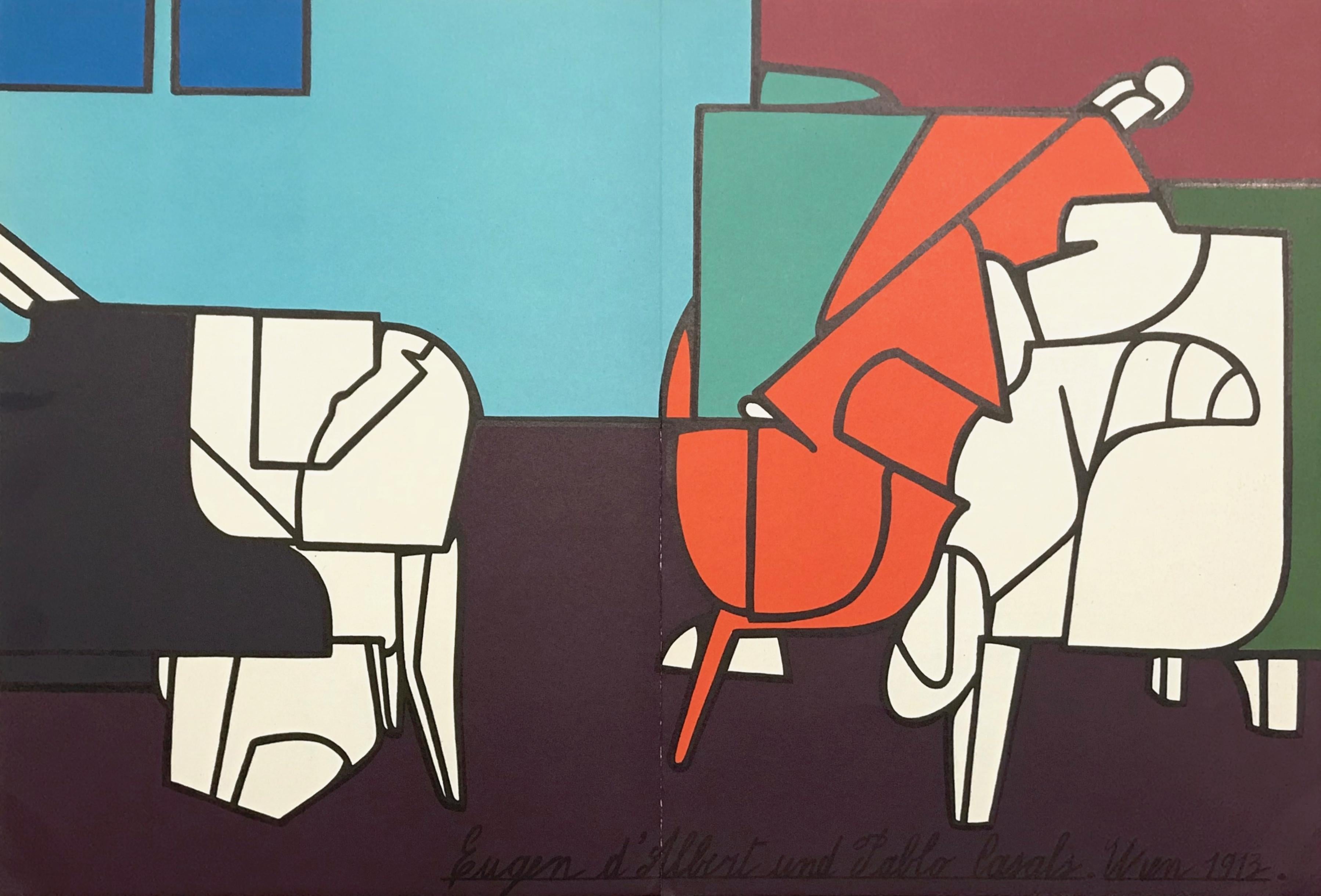 Valerio Adami - original lithograph For Sale at 1stDibs