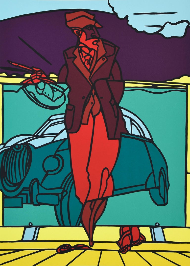 Valerio Adami - Untitled - Original Screen Print by Valerio Adami ...