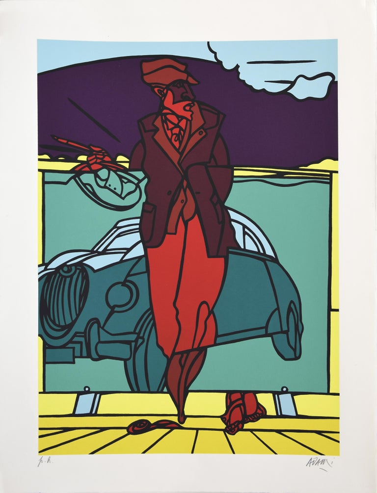 Valerio Adami - Untitled - Original Screen Print by Valerio Adami ...
