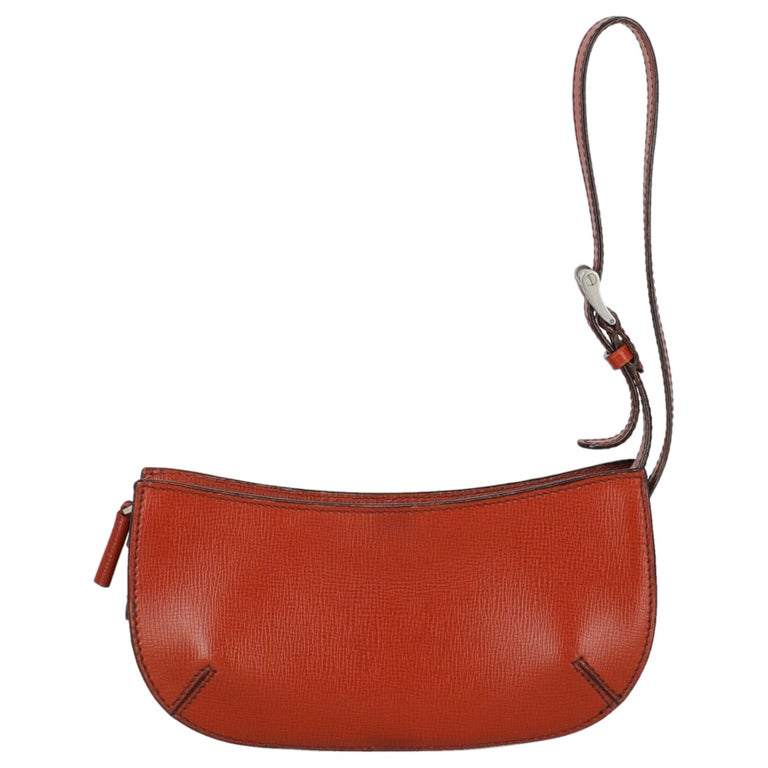 Valextra Woman Handbag Orange Leather For Sale at 1stDibs