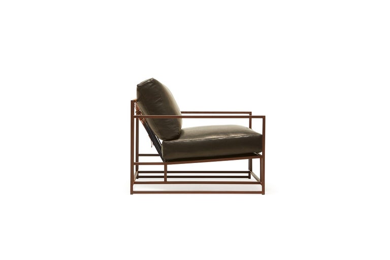 Valhalla Granite Leather and Marbled Rust Armchair For Sale at 1stDibs ...