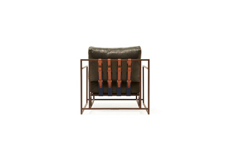 Valhalla Granite Leather and Marbled Rust Armchair For Sale at 1stDibs ...