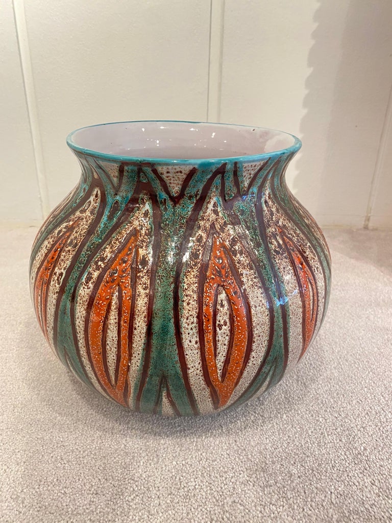Vallauris Ceramic Vase For Sale at 1stDibs