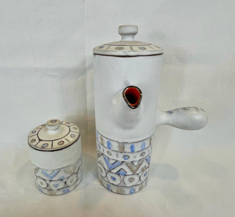 Vallauris Hot Chocolate Set by Alain Maunier 1960s For Sale at 1stDibs