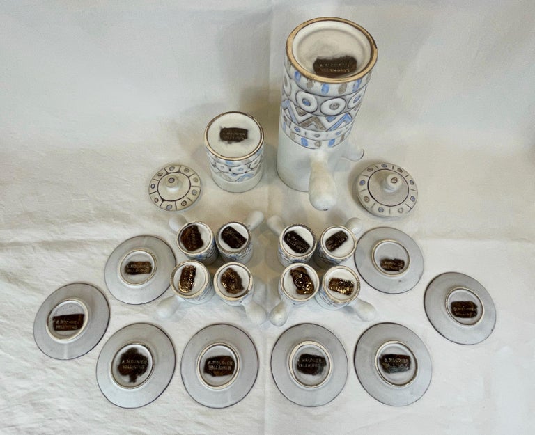 Vallauris Hot Chocolate Set by Alain Maunier 1960s For Sale at 1stDibs