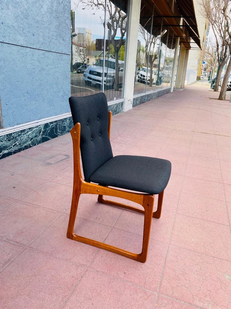 Vamdrup Stolefabrik Vintage Set of 4 Teak Dining Chairs For Sale at 1stDibs