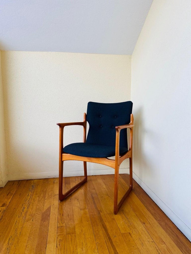 Vamdrup Stolefabrik Vintage Set of 4 Teak Dining Chairs For Sale at 1stDibs