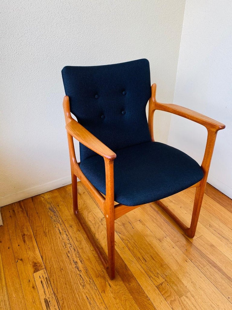 Vamdrup Stolefabrik Vintage Set of 4 Teak Dining Chairs For Sale at 1stDibs