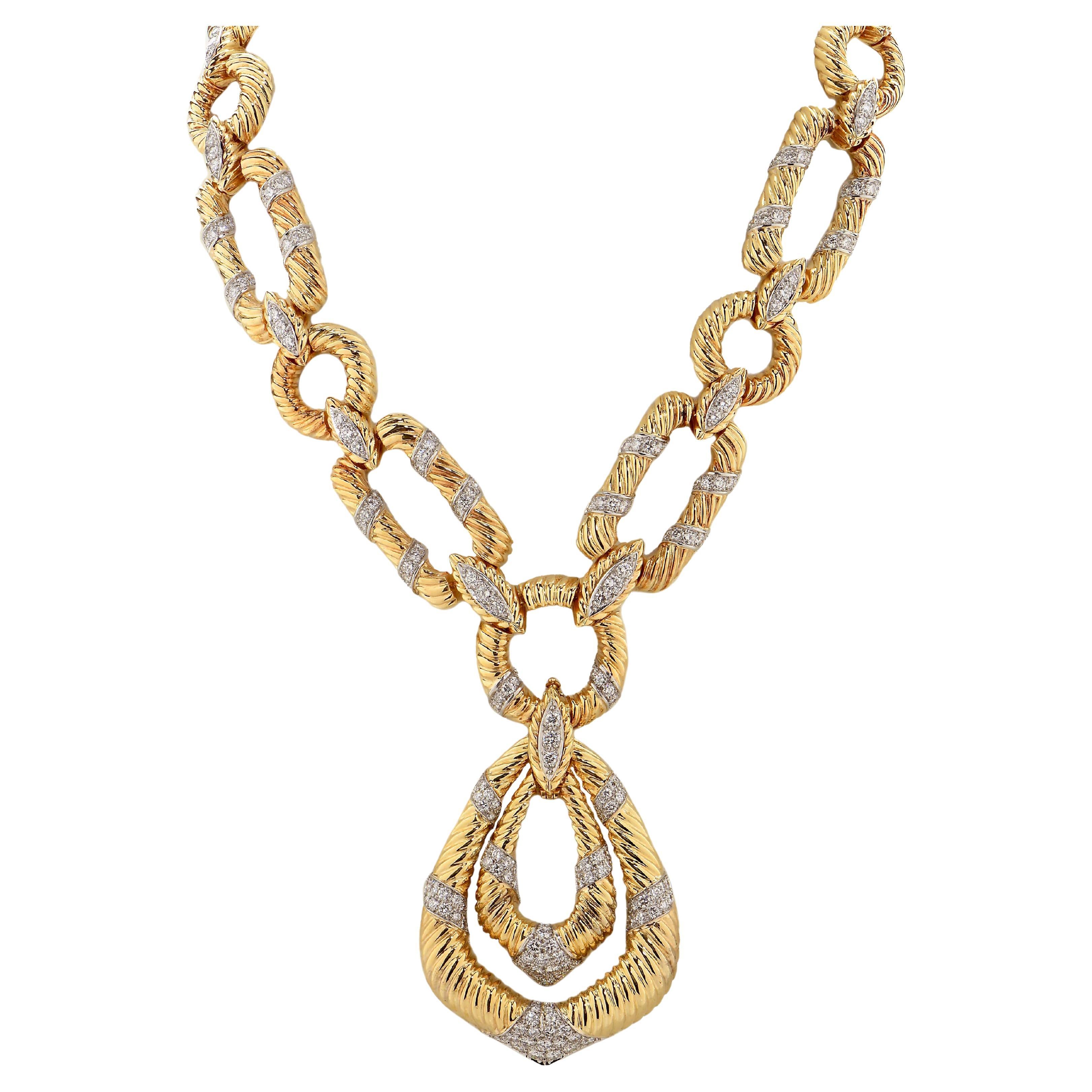 Van Cleef and Arpels Multi Gem Cabochon and Diamond Necklace and ...