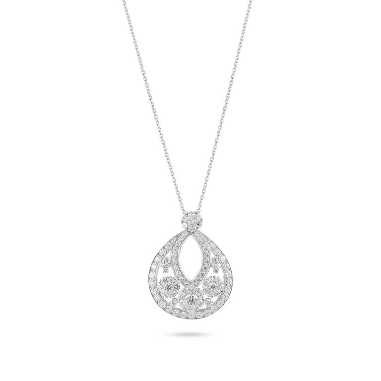 Van Cleef and Arpels 3.05cttw Small Model Platinum Snowflake Diamond ...