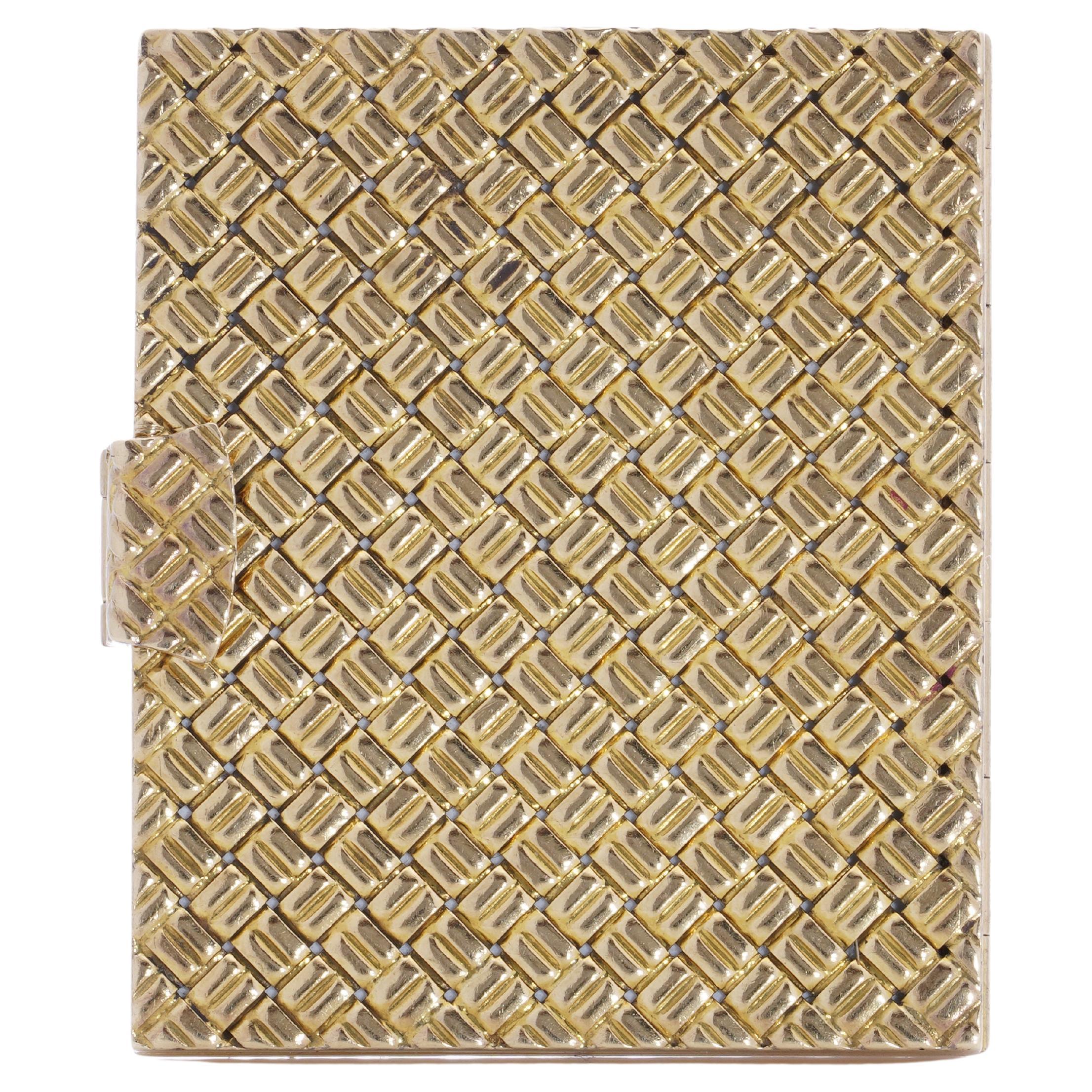 Van Cleef and Arpels Vintage 18kt.Yellow Gold Double Photo Frame For ...