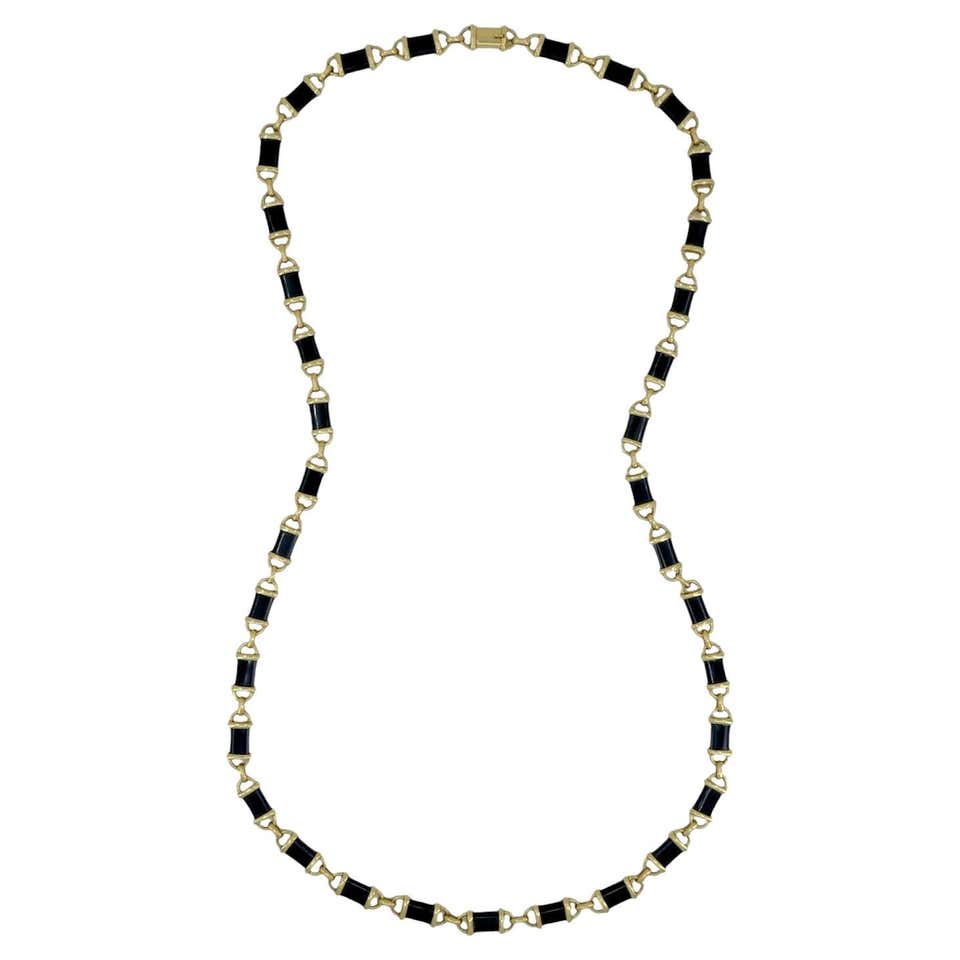 Vintage Vca Necklace Van Cleef Necklace 18k Yellow Gold Woven Link France For Sale At 1stdibs