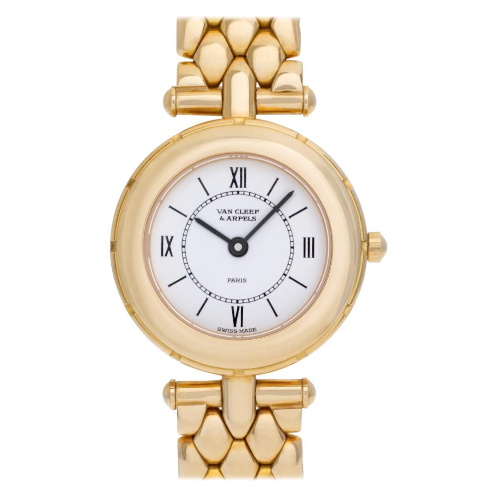 Van Cleef and Arpels Classic 437973, White Dial, Certified at 1stDibs
