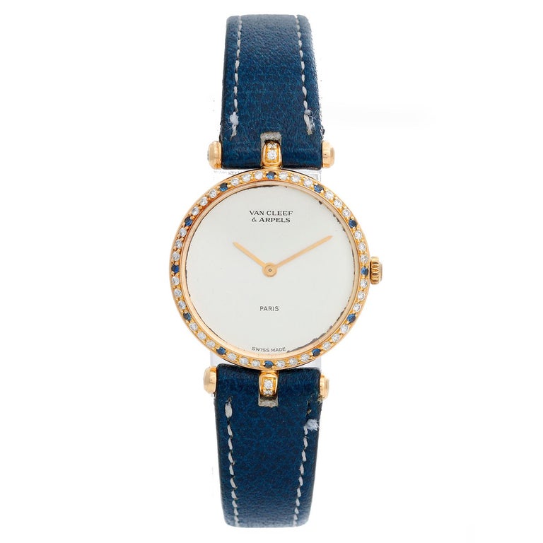 Van Cleef and Arpels Classic Yellow Gold Watch at 1stDibs