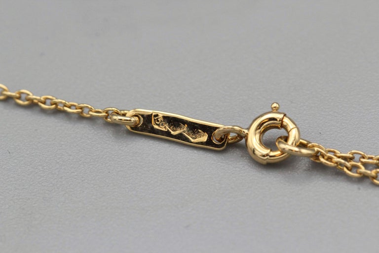 Van Cleef and Arpels Diamond 18k Gold Cross Pendant Necklace at 1stDibs ...