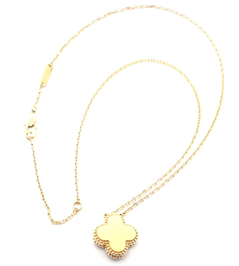 Van Cleef and Arpels Diamond Celestial Blue Sèvres Porcelain Alhambra ...