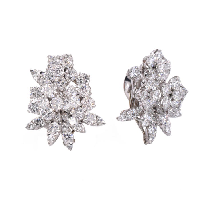 Van Cleef and Arpels Diamond Earrings at 1stDibs
