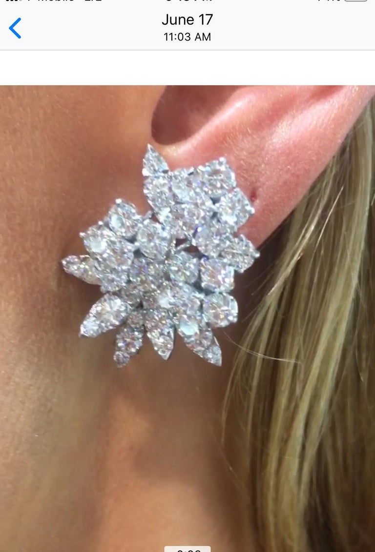 Van Cleef and Arpels Diamond Earrings at 1stDibs