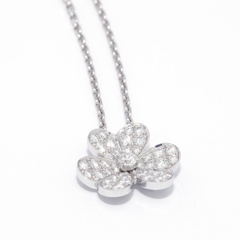 Van Cleef and Arpels Frivole Pendant, Small Model at 1stdibs