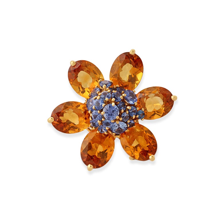 Van Cleef and Arpels, ‘Hawaii’ Citrine and Sapphire Demi-Parure For ...