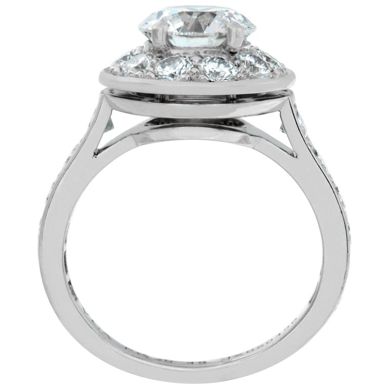 Van Cleef and Arpels Kollektion „ICONE SOLITAIRE“, Zentrum, GIA ...