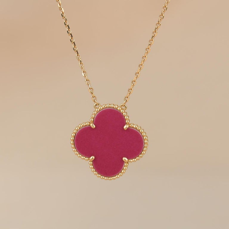 Van Cleef and Arpels Limited Edition Raspberry Pink Sèvres Porcelain ...
