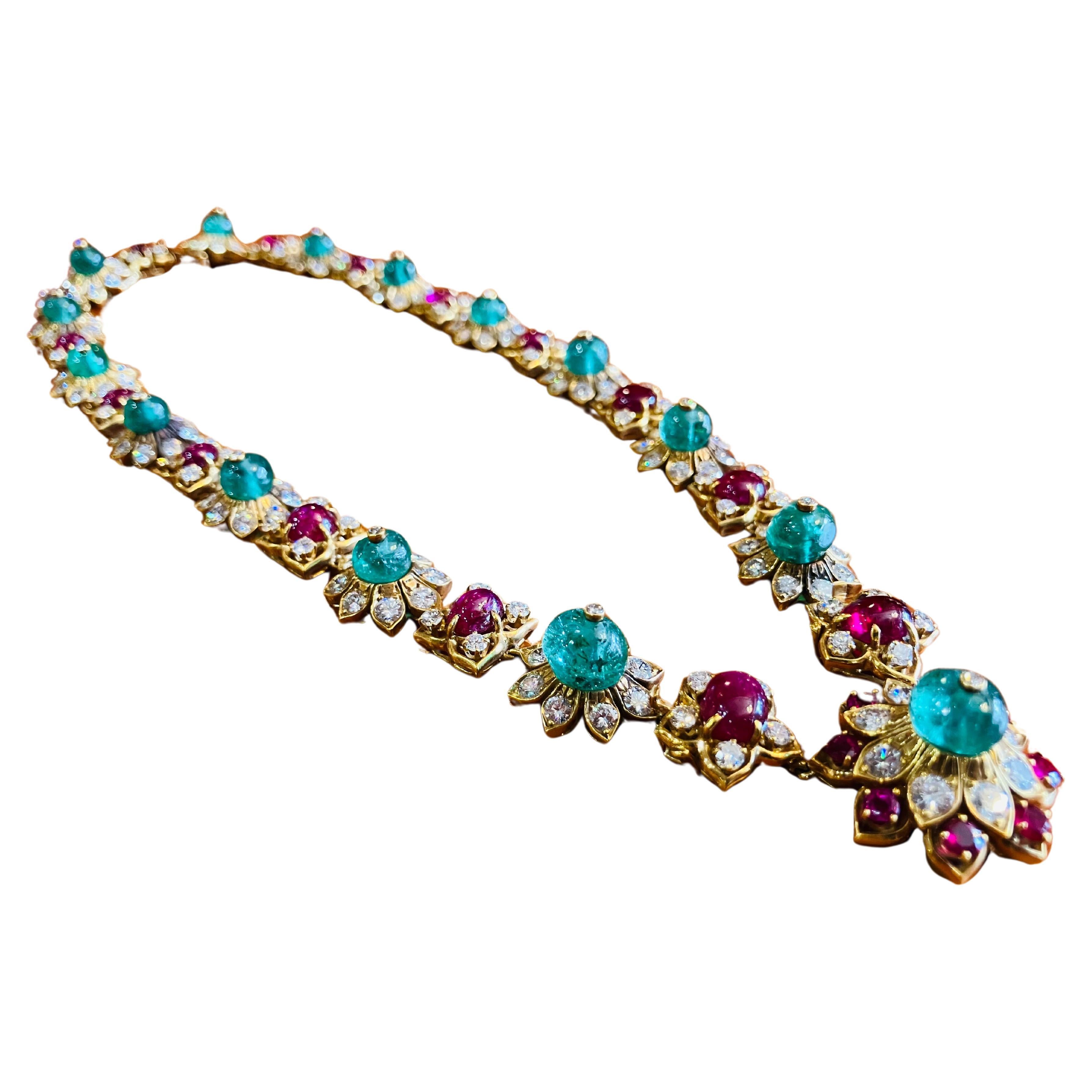 Van Cleef and Arpels Necklace Bracelet Combination. For Sale at 1stDibs