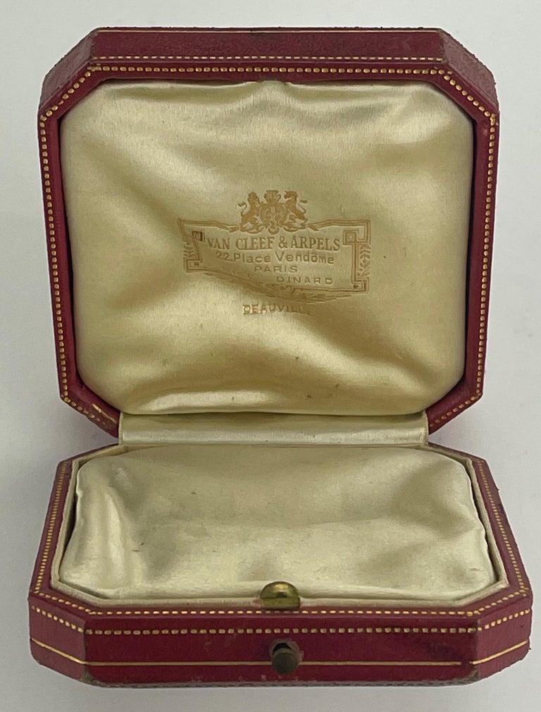 Van Cleef and Arpels Paris, Jewellery Antique Display Box For Sale at ...